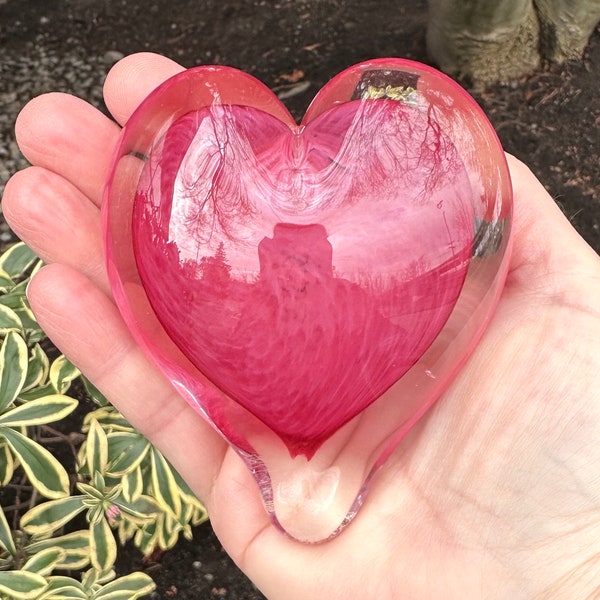 Glass Heart - Etsy