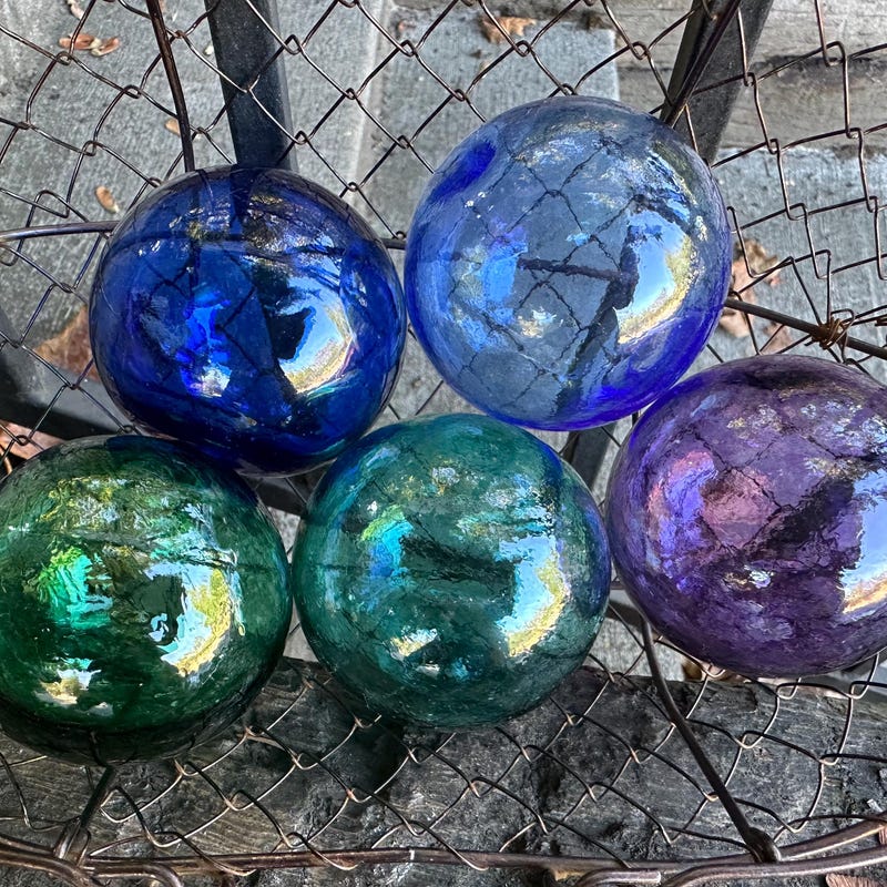 Sea Glass Balls - Etsy