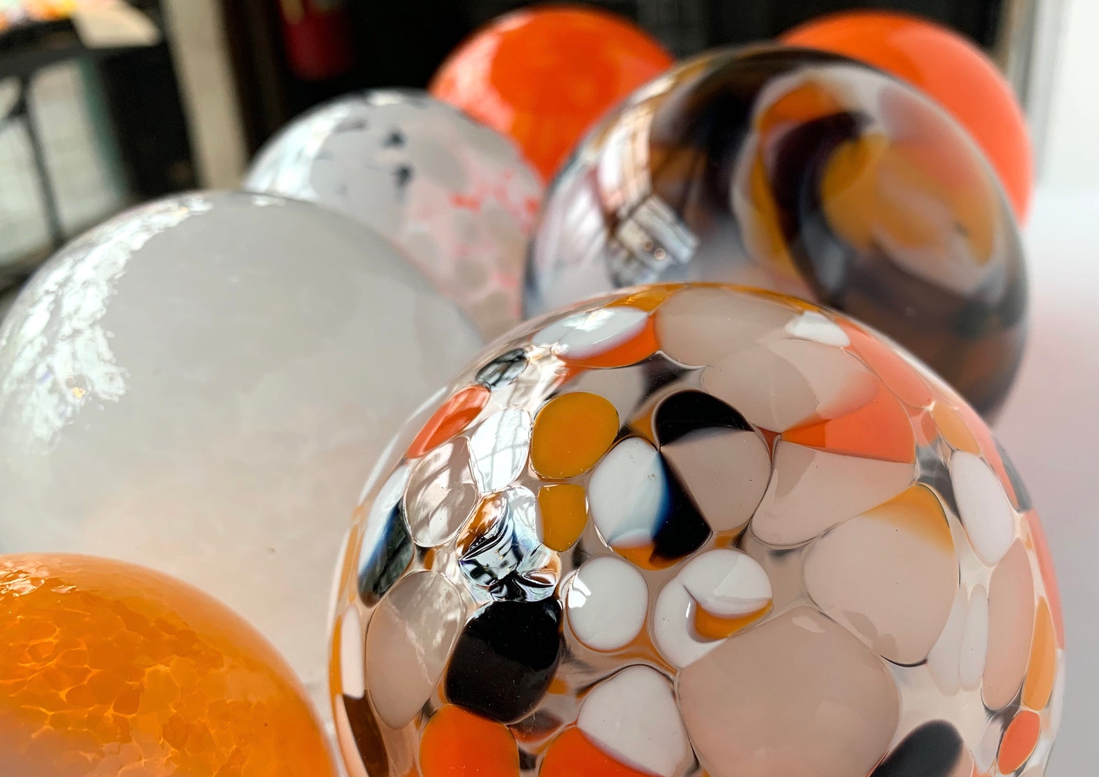 Koi Pond Floats Set of 7 Decorative Hand Blown Glass Balls - Etsy