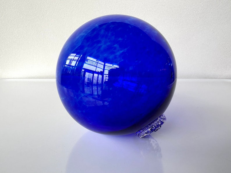 Blown Glass Fishing Float Cobalt Blue 4 Decorative - Etsy