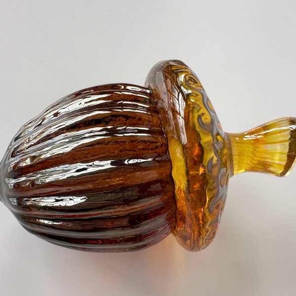 Glass Acorn - Etsy
