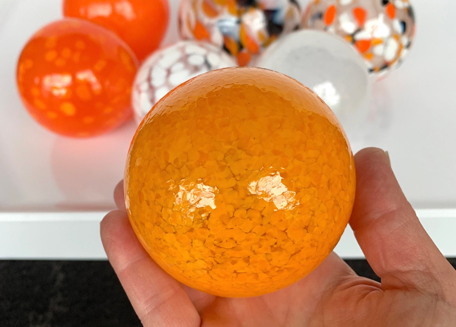 Koi Pond Floats Set of 7 Decorative Hand Blown Glass Balls - Etsy