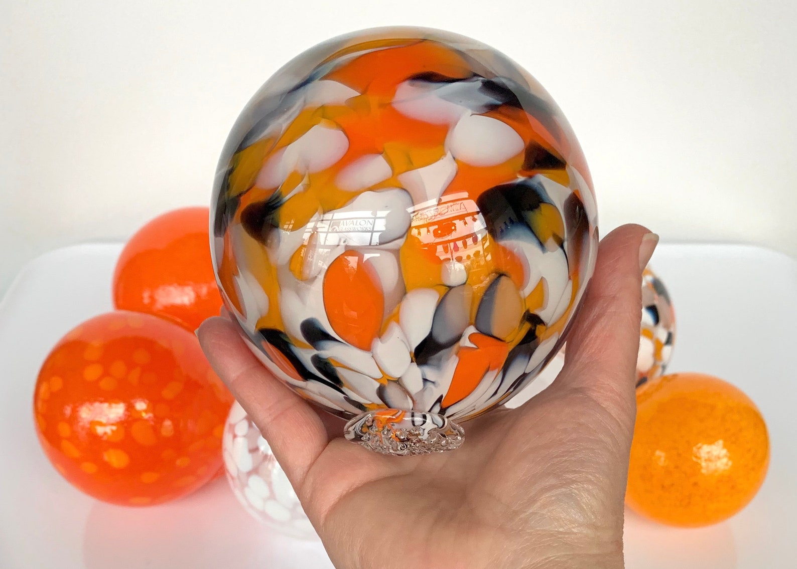 Koi Pond Floats Set of 7 Decorative Hand Blown Glass Balls - Etsy