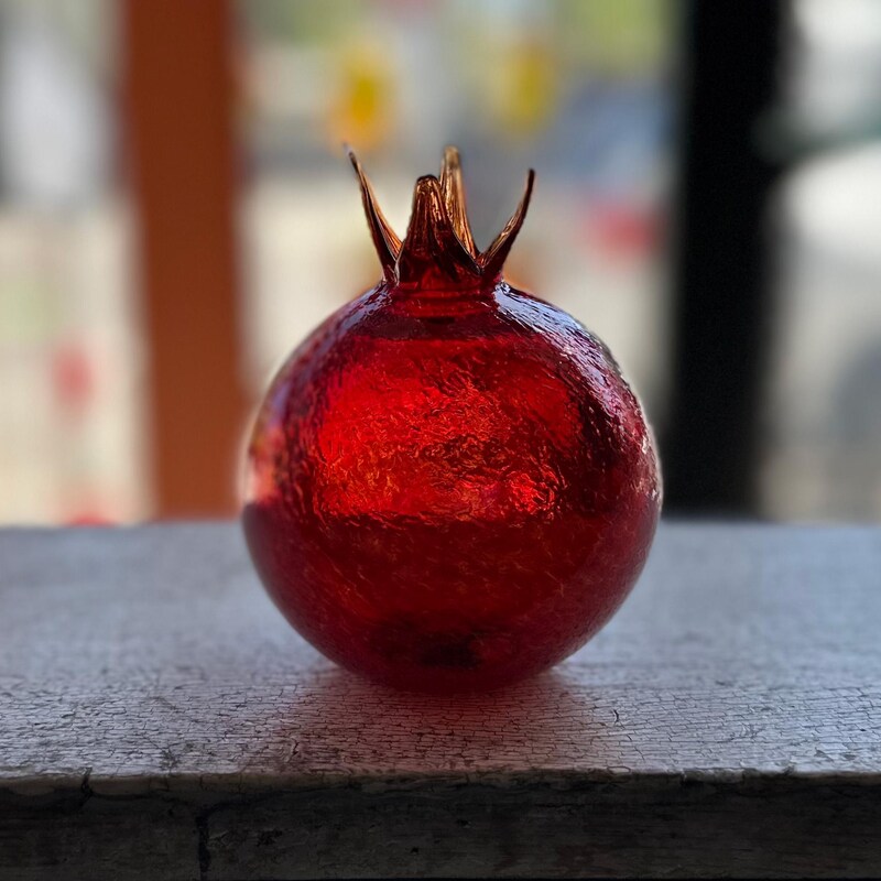 Glass Pomegranate - Etsy