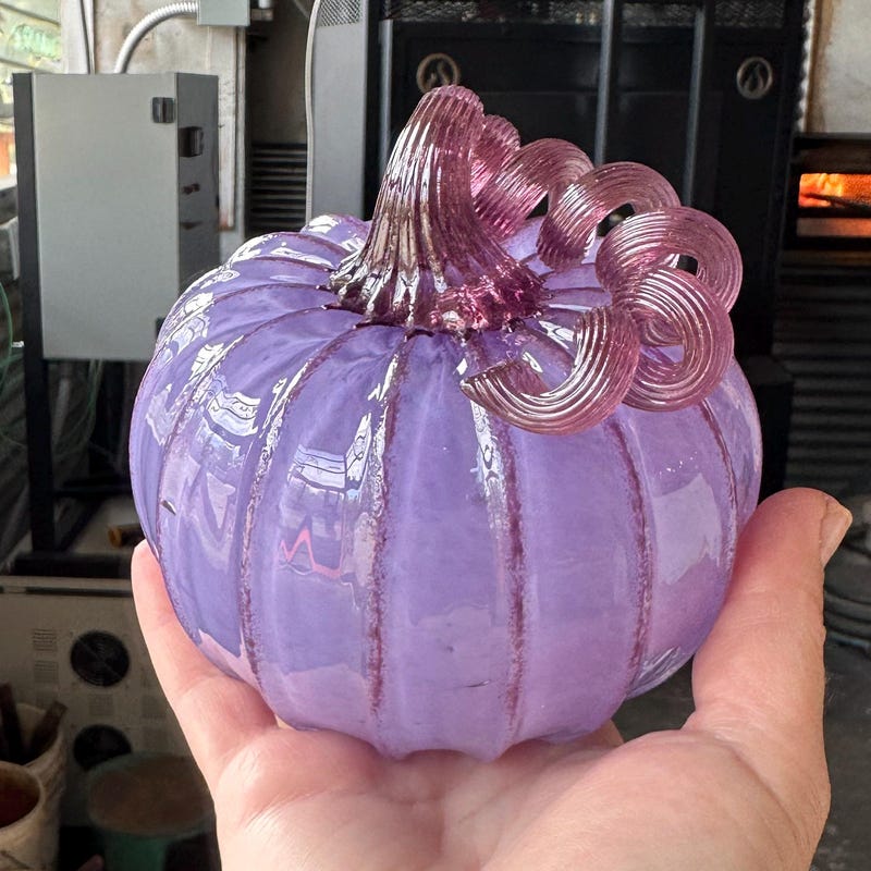 Glass Pumpkin - Etsy