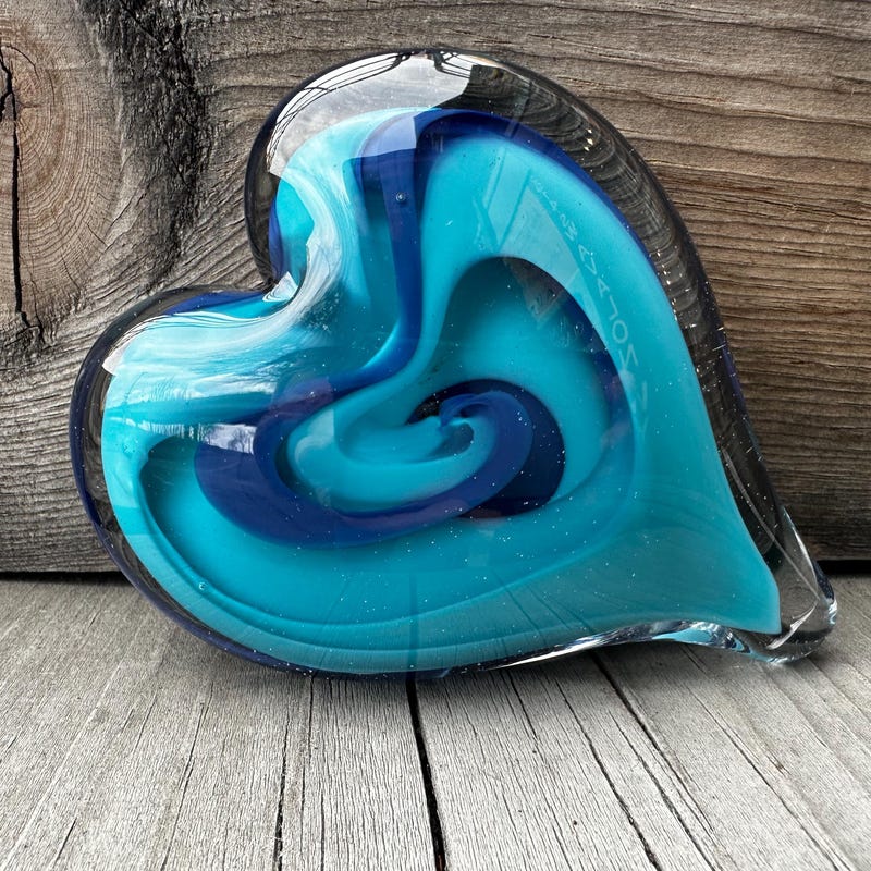 Glass Heart - Etsy