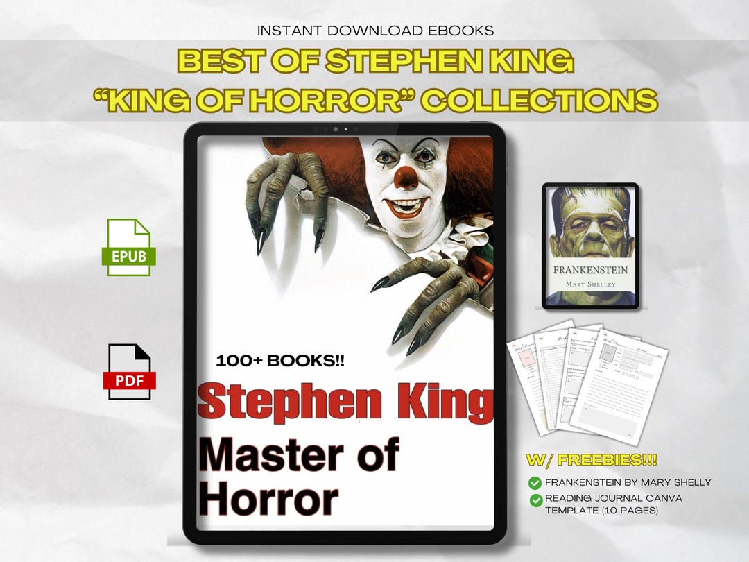 Best of Stephen King Rare Collections "king of Horror" + FREEBIES ...