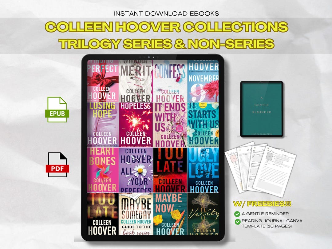 Colleen Hoover Collection Trilogy Series and Non-series It Ends With Us ...