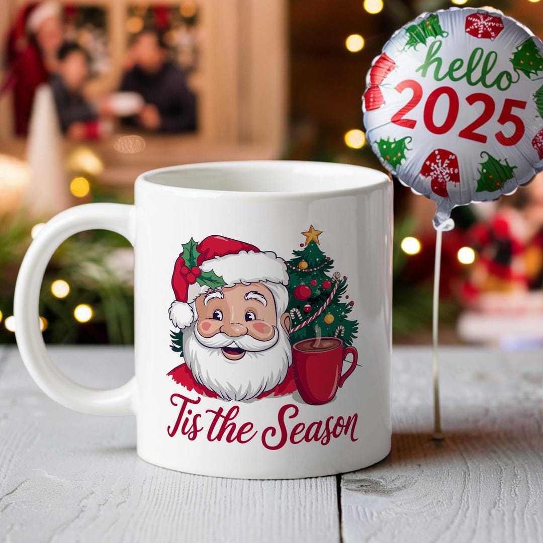Holiday Season Mug, Christmas Tree Mug, Coffee Mug, Christmas Mug, Xmas ...