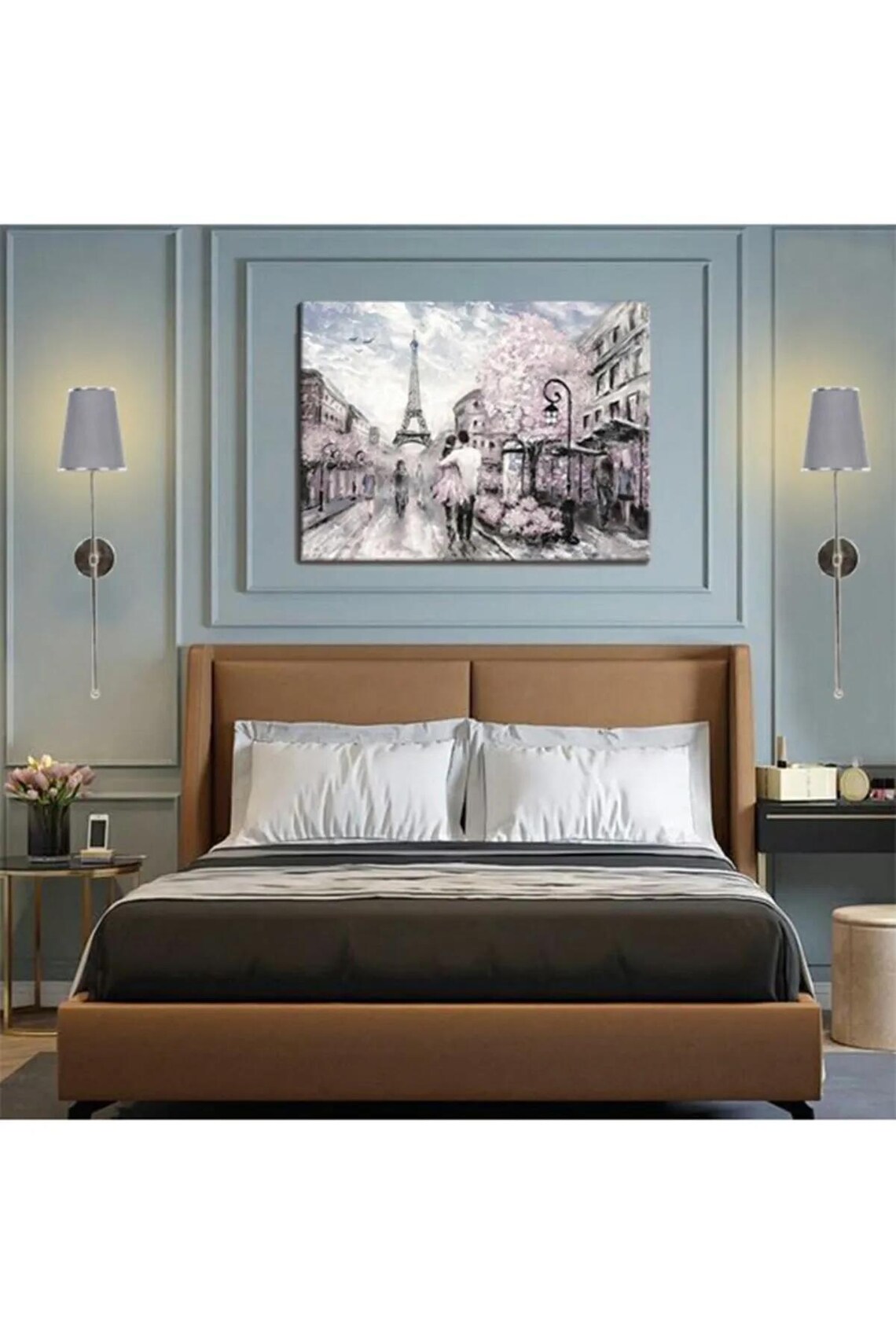 Battery Operated LED Sconce With Gold Color / Home Decor / Pendants ...