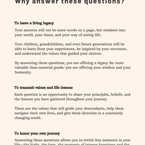 My Story, My Legacy: 500 Questions to Capture My Life! - Etsy