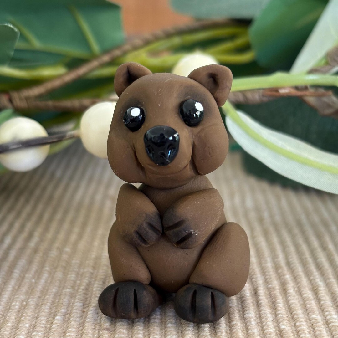 Quokka Figurine, Australian Animal Desk Buddy, Miniature Figurine ...