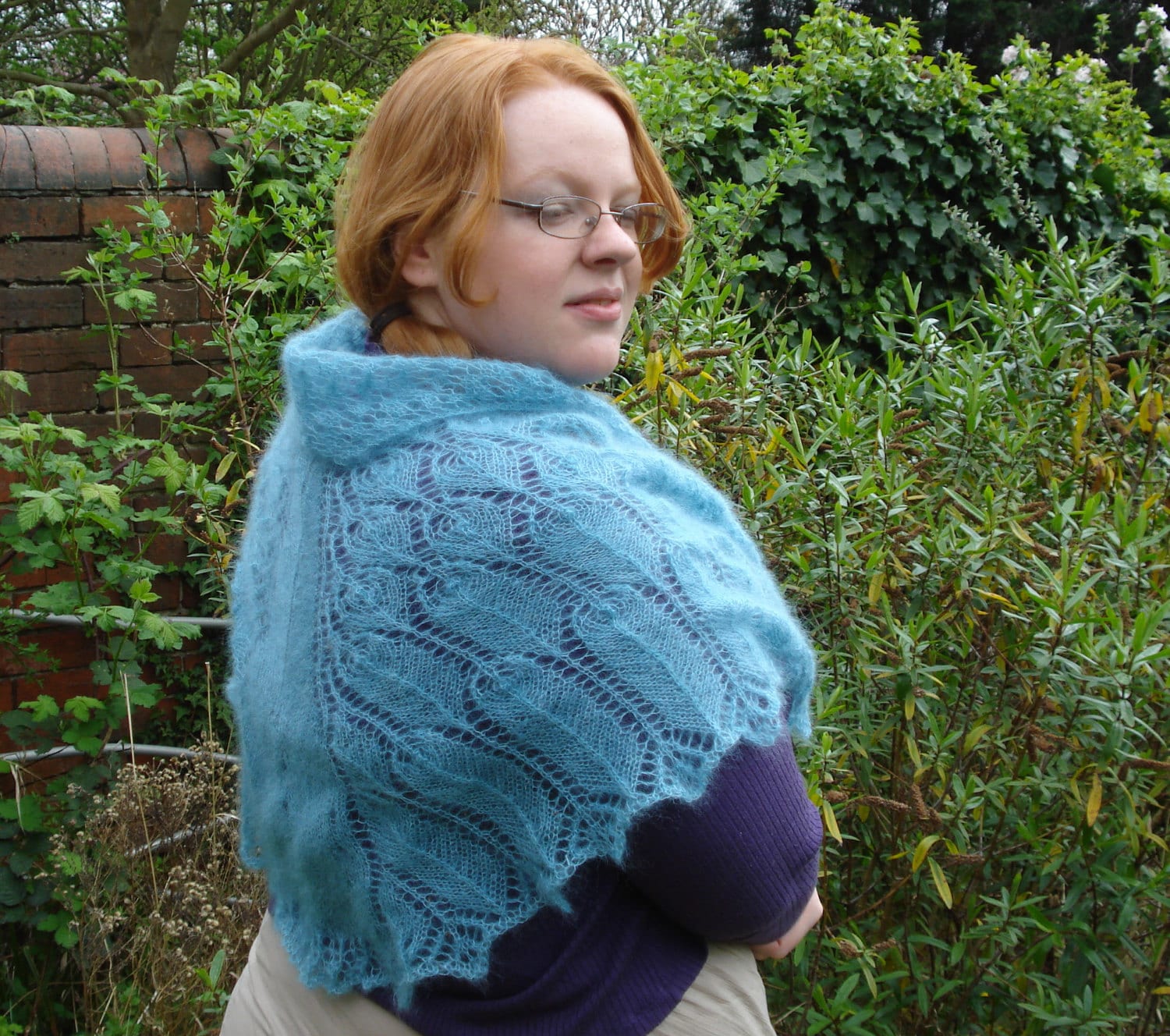 The Grateful Crane Lace Shawl - PDF Knitting Pattern - Etsy