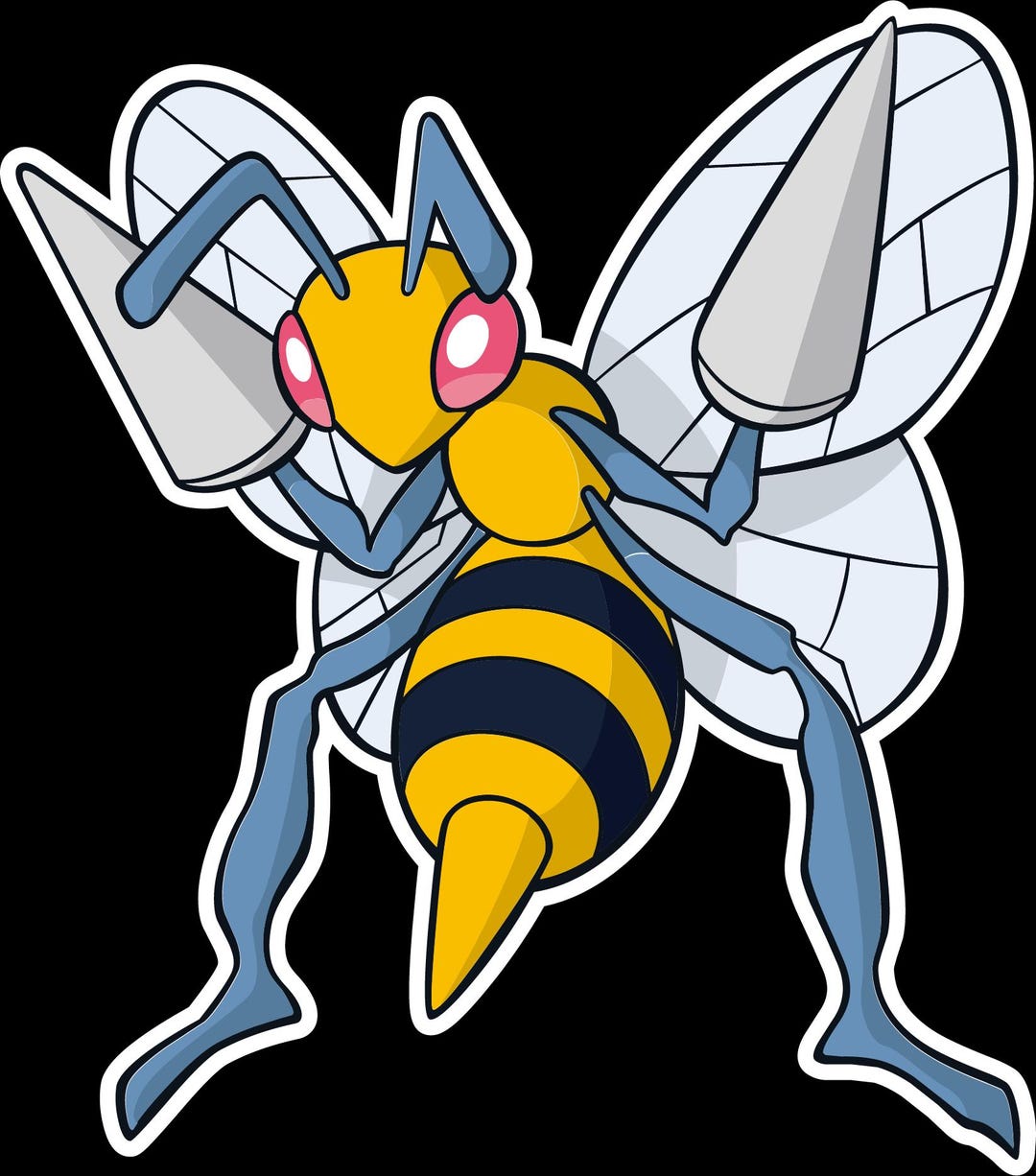 Pokemon Stickers Beedrill / Vinyl Decal | 10 Sizes!! TRACKING FAST SHIP ...
