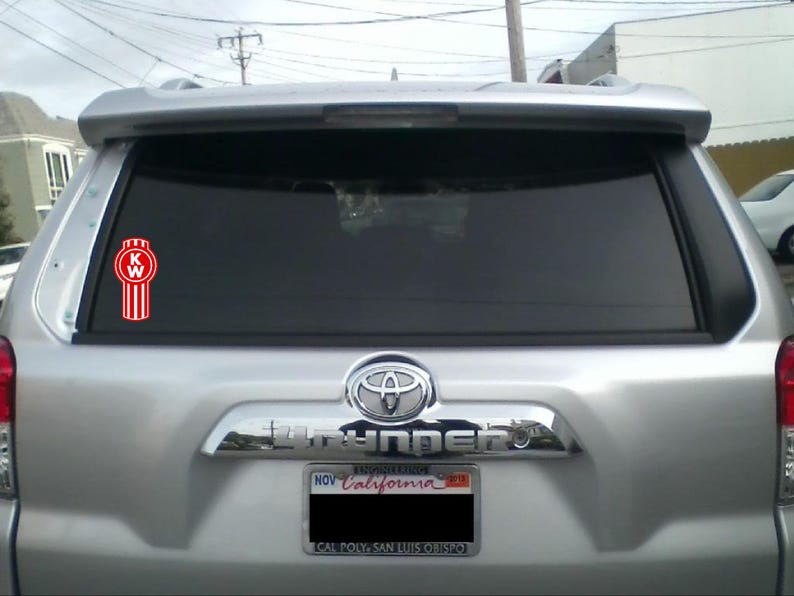 Kenworth Vertical Logo Vinyl Decal / Sticker 10 Sizes!! Free Shipping ...