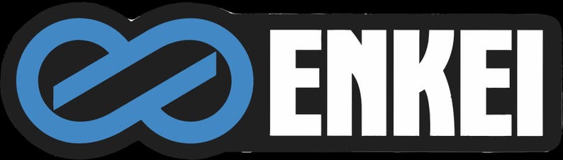 Enkei Wheels Main Logo Vinyl Decal / Sticker 10 Sizes!! Free Shipping ...