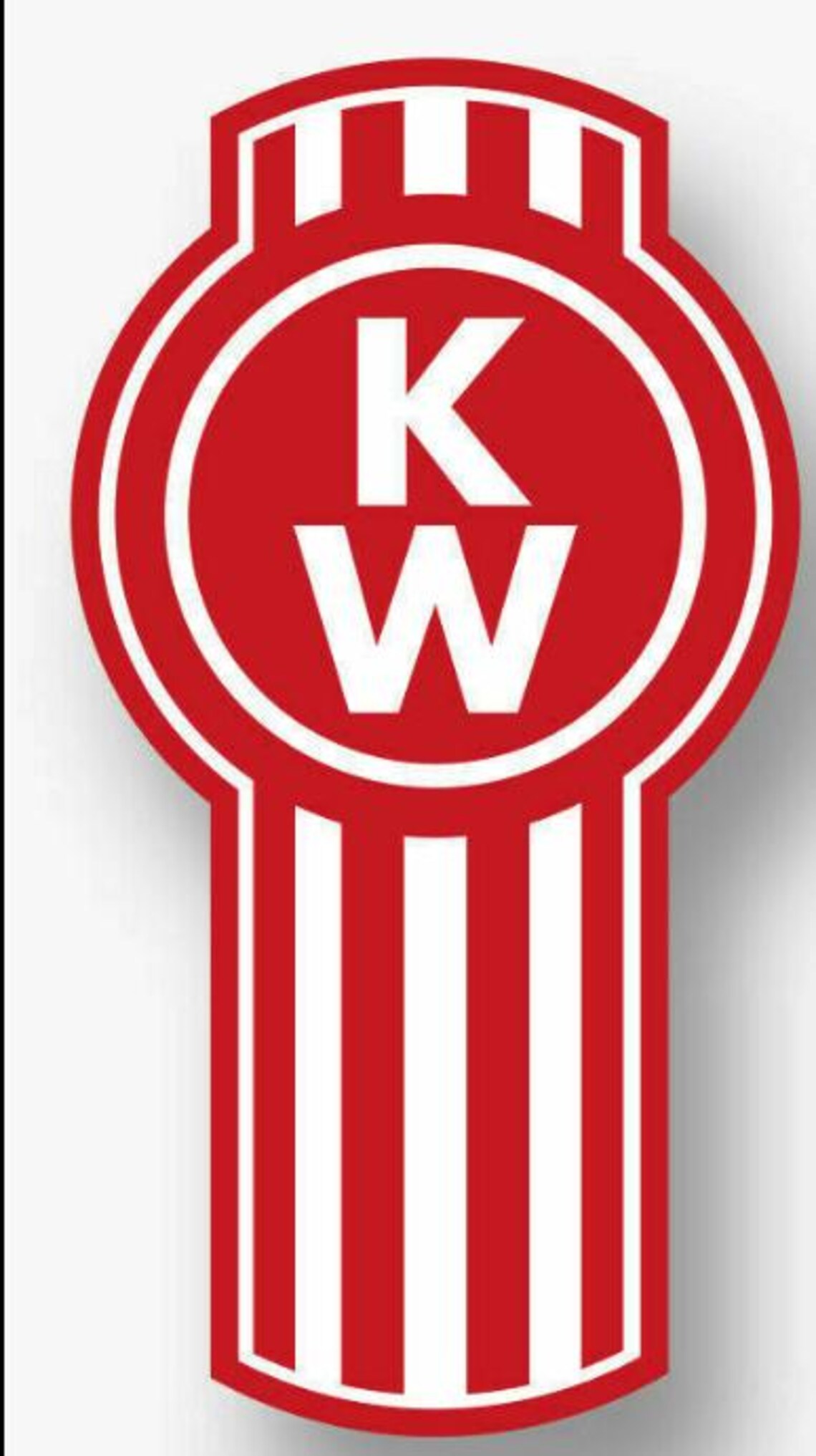 Kenworth Vertical Logo Vinyl Decal / Sticker 10 Sizes!! Free Shipping ...