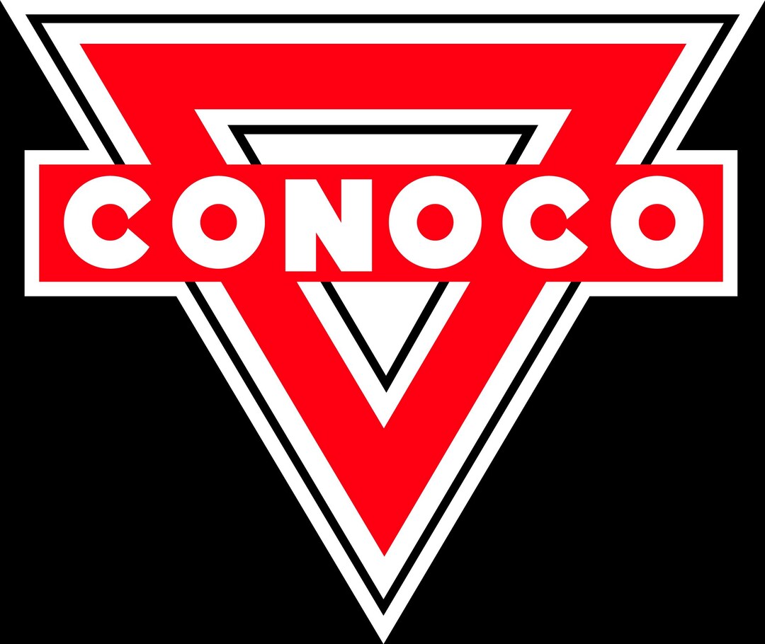 Conoco Gasoline Oil Main Logo Vinyl Decal / Sticker 10 Sizes!! Free ...