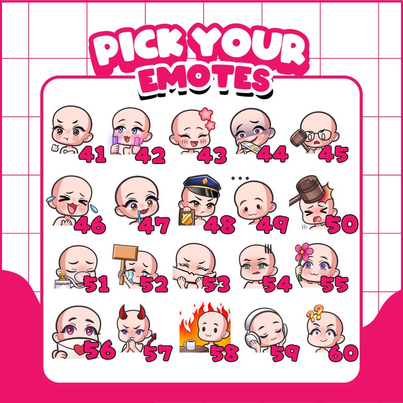 Custom Twitch Emotes | Animated Emotes | Twitch Emote for Streamer ...