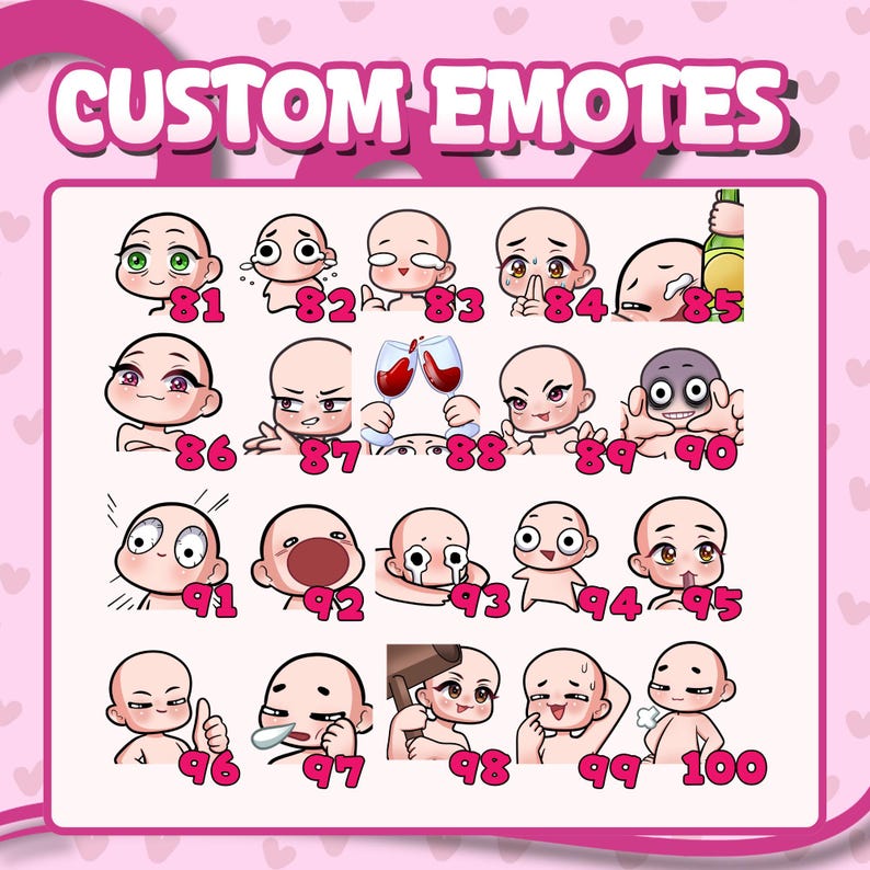 Custom Emotes: Make Your Own Emotes | Twitch Emotes | Avatar/profile ...