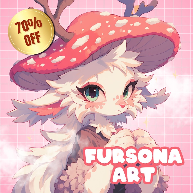 Custom Furry Art Commission | Personalized Anthro Character Portrait - Etsy