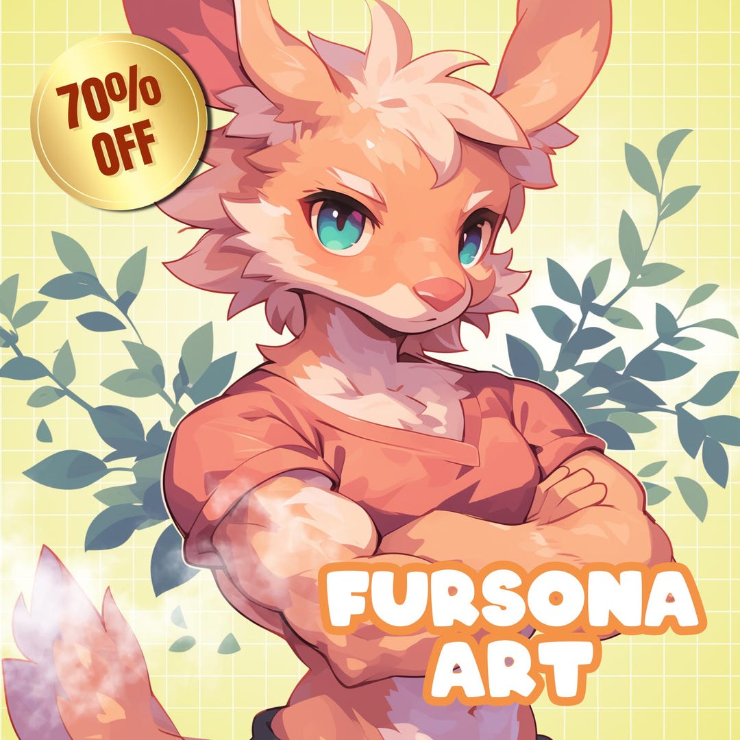 Custom Furry Art Illustration, Fursona Commission, Anthro Drawings ...