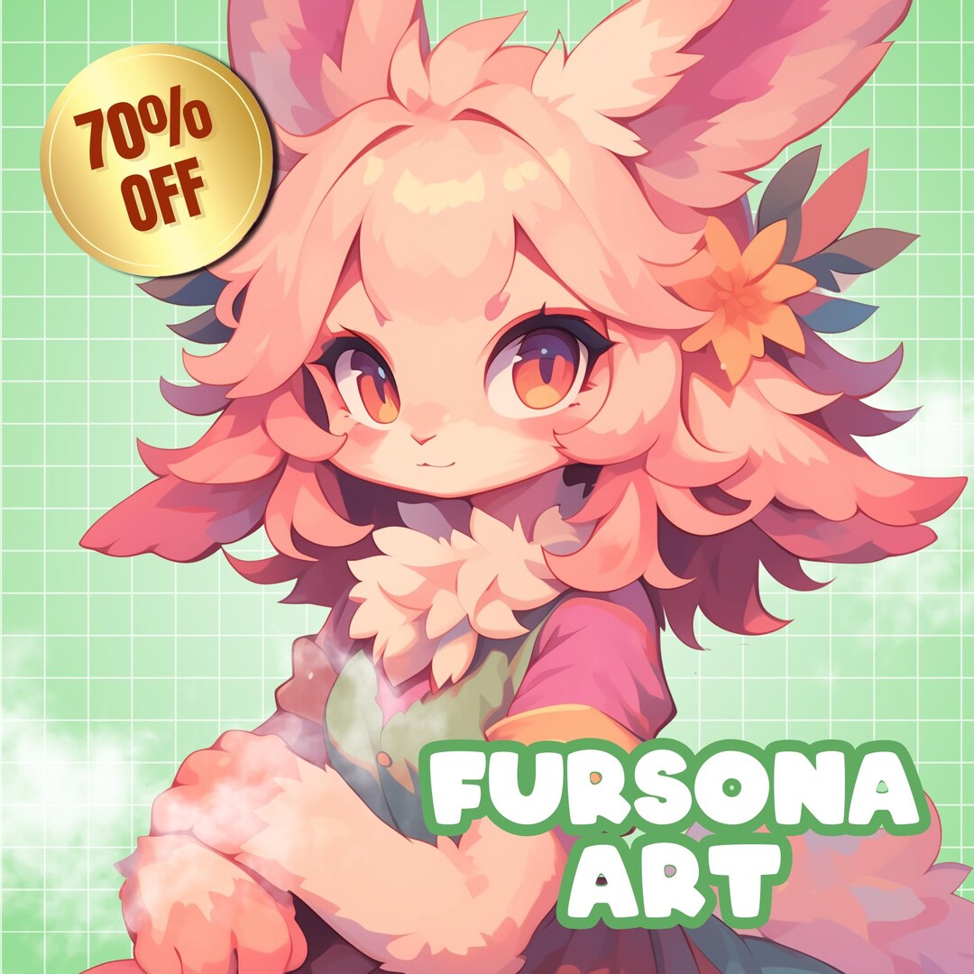 Custom Furry Art Commission | Personalized Anthro Character Portrait - Etsy