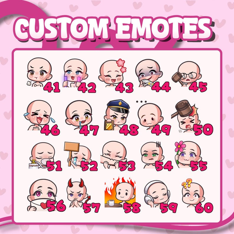 Custom Emotes: Make Your Own Emotes | Twitch Emotes | Avatar/profile ...