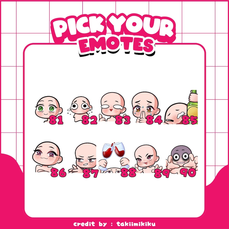 Custom Twitch Emotes | Animated Emotes | Twitch Emote for Streamer ...
