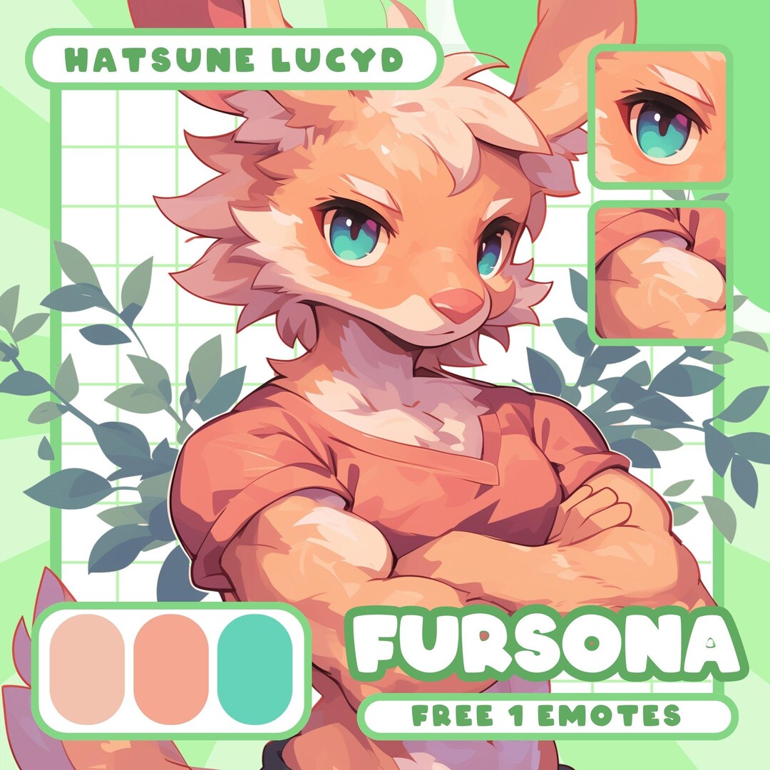 Custom Furry Art Commission: Anime Fursona Profile Picture - Etsy