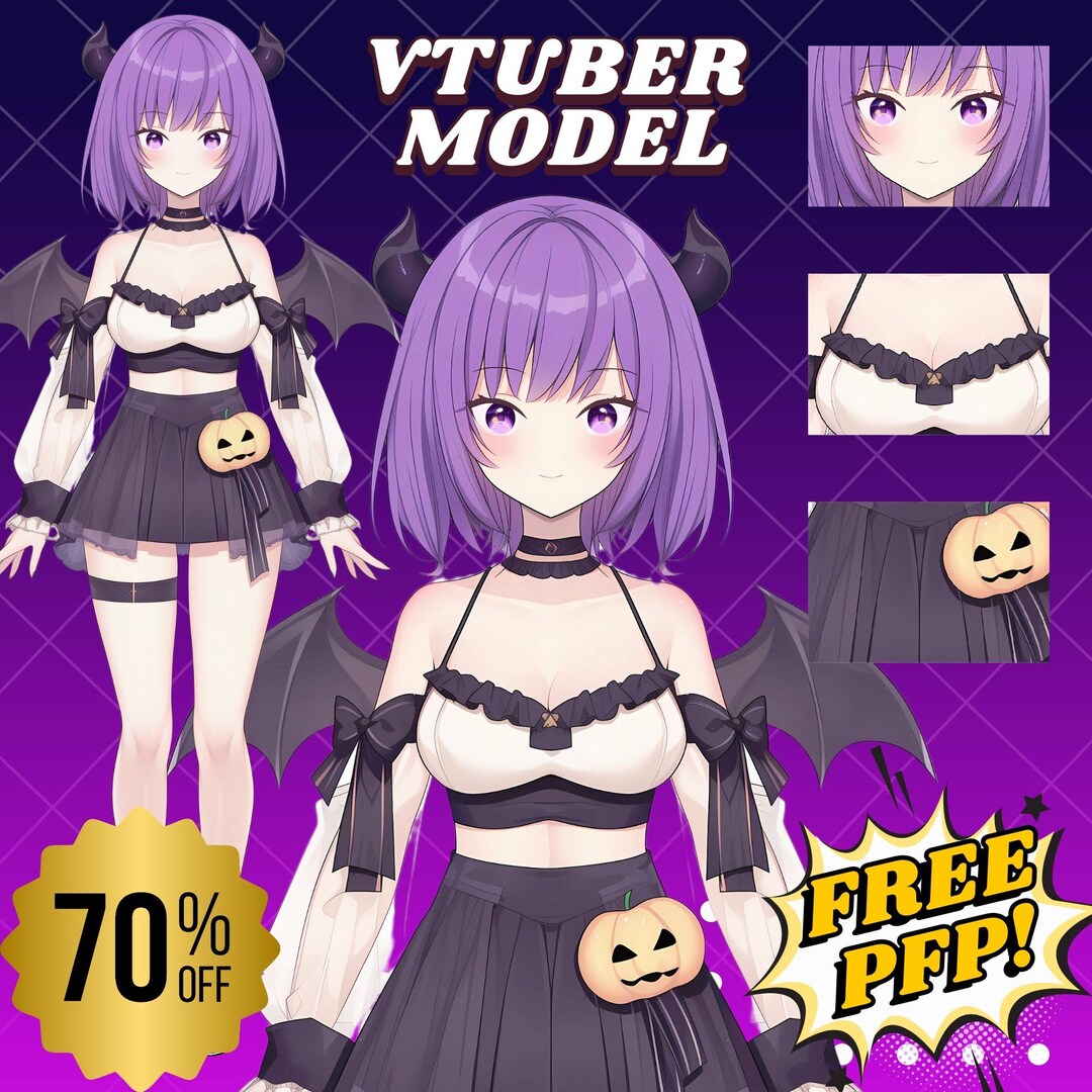 Vtuber Model Vtuber Character for Your Stream, Custom Vtuber Model Commission, Live2d Commission ...