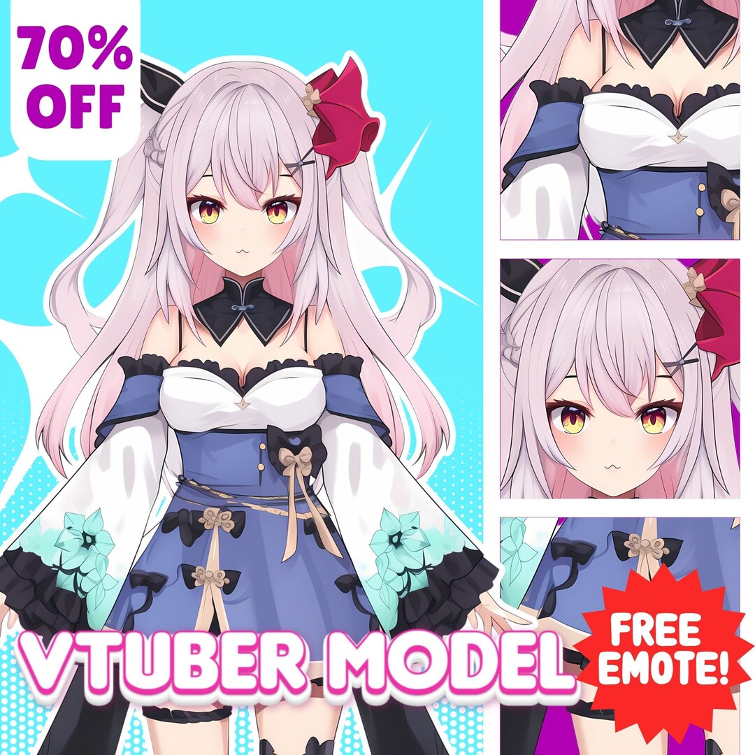 Custom Vtuber, Vtuber Live2d Model, Vtuber Rigging, Vtuber Design ...