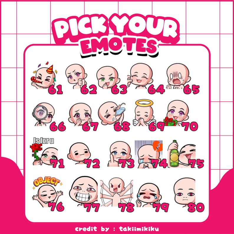 Custom Twitch Emotes | Animated Emotes | Twitch Emote for Streamer ...
