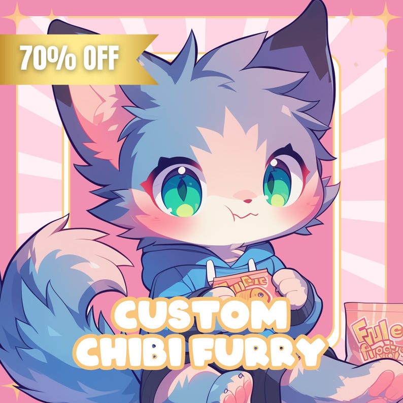 Furry Art Commission | Chibi Furry | Custom Anime Furry Profile Picture ...