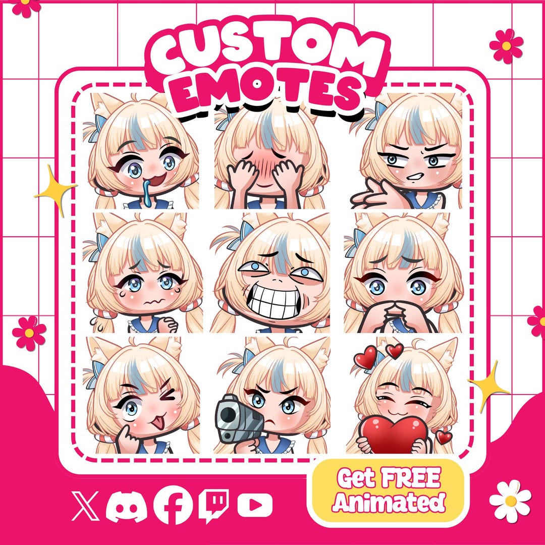 Custom Twitch Emotes | Animated Emotes | Twitch Emote for Streamer ...