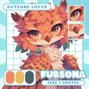 Fursona Profile Pic Commission Furry Icon Custom Cute Furry Art Painted ...