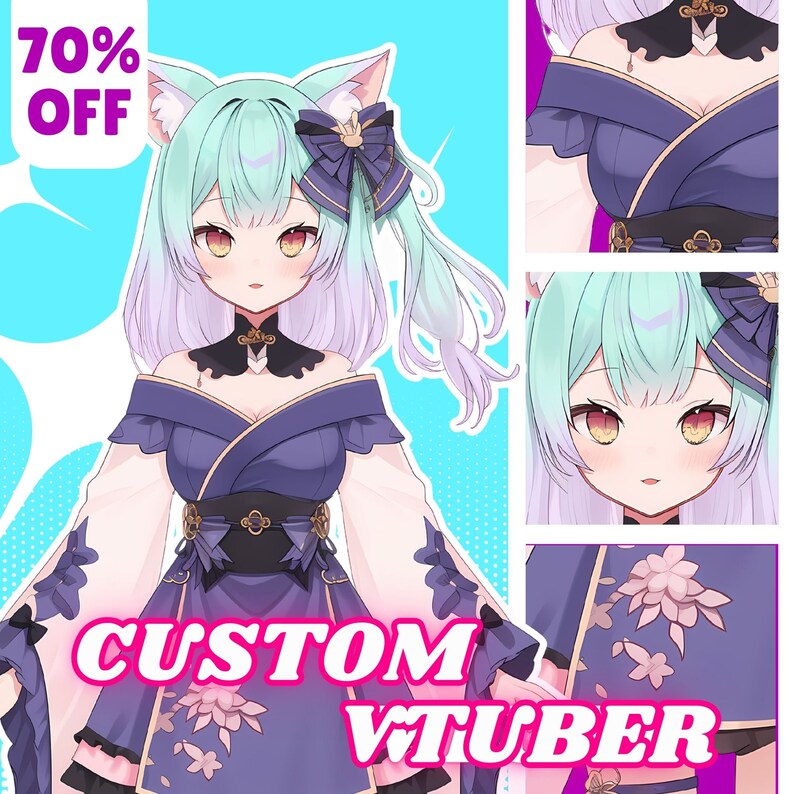 Custom Vtuber, Vtuber Live2d Model, Vtuber Rigging, Vtuber Model ...