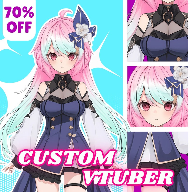 Custom Vtuber, Vtuber Live2d Model, Vtuber Rigging, Vtuber Model ...