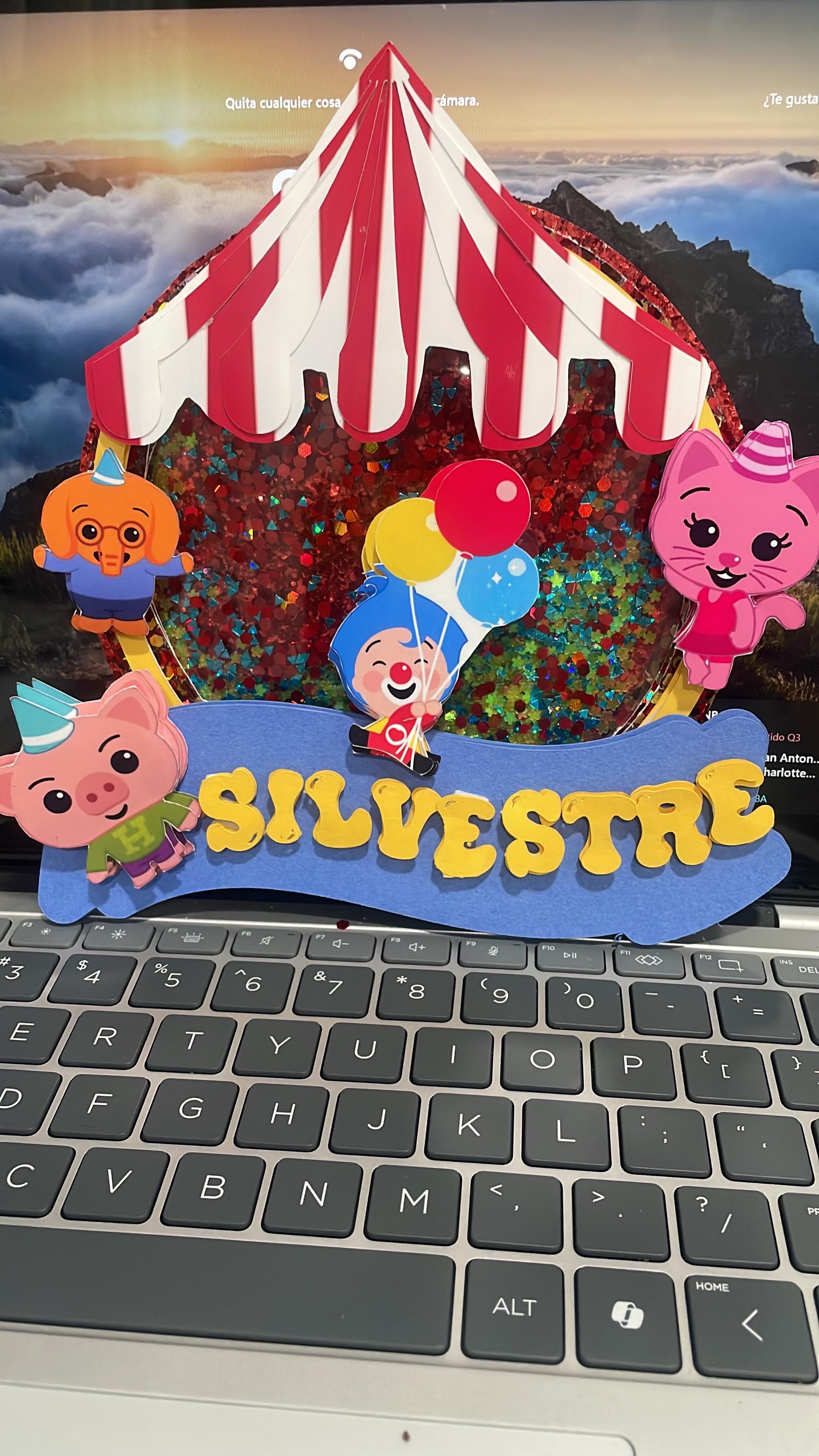 Cake topper payaso plim plim - Etsy México