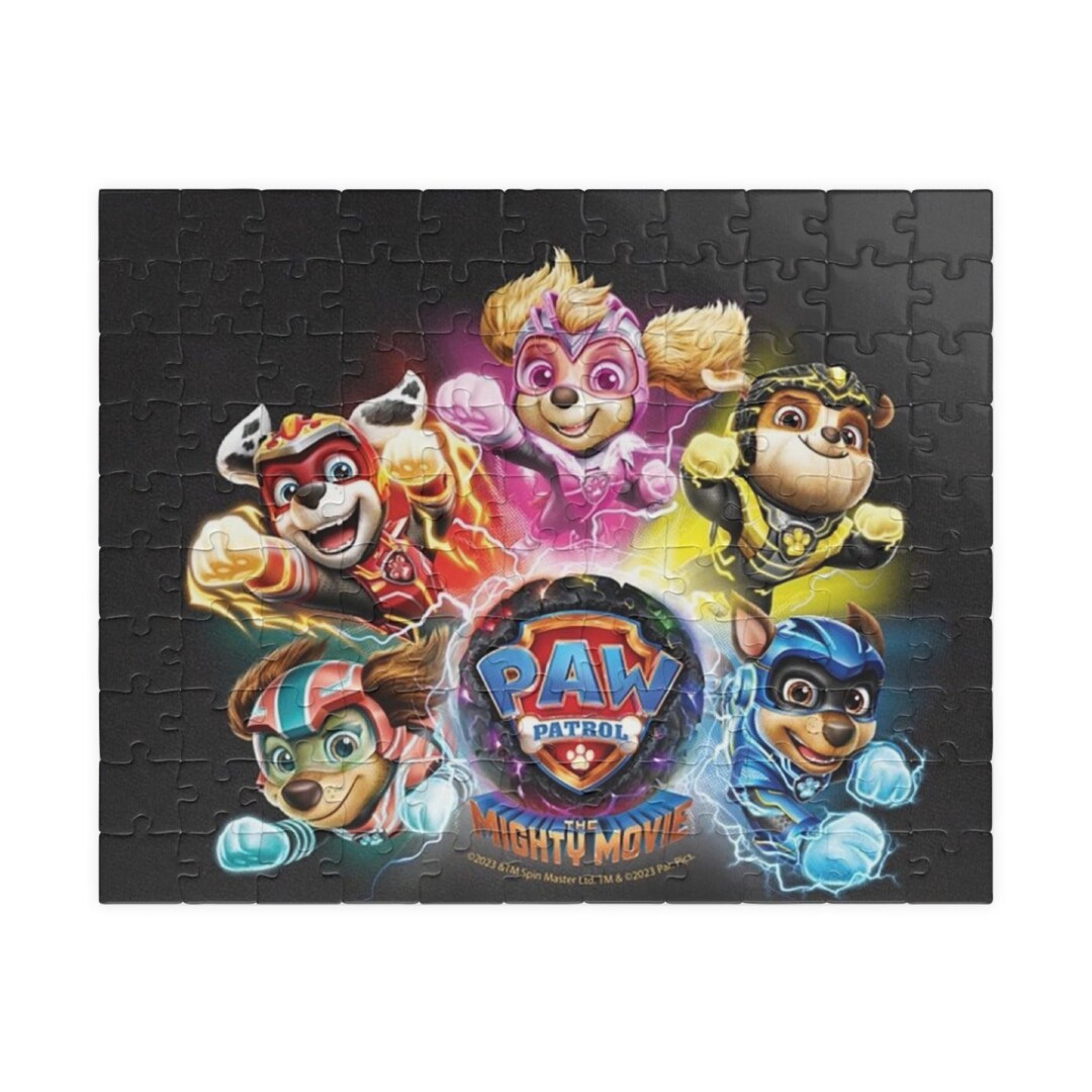 PAW Patrol Mighty Movie Characters Puzzle - Etsy Canada