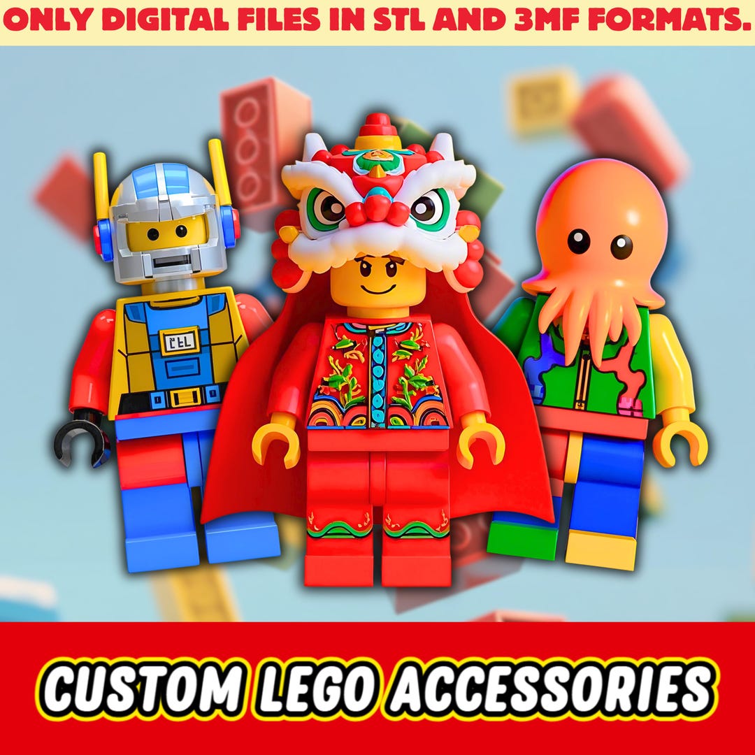 3D Printing Lego Character | Cute Lego Character| Custom Lego Character ...