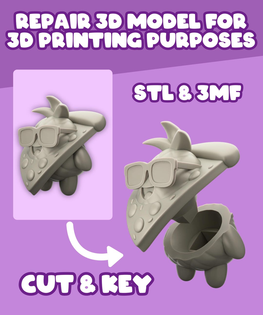 Fix Your 3D Model | Professional STL / 3MF File Repair for 3D Printing ...