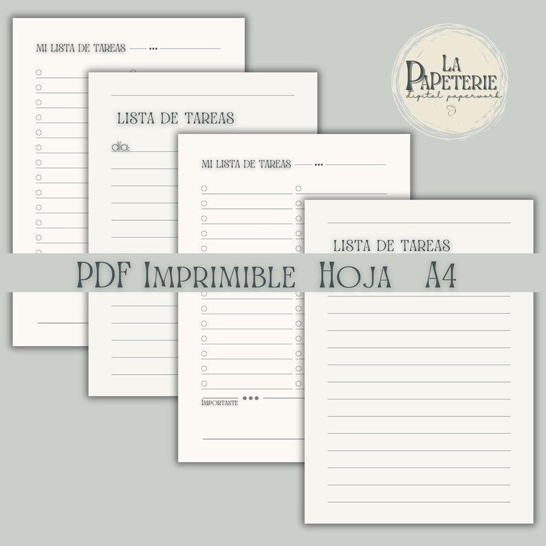 A4 Daily Task Sheet | Printable Template for Increased Productivity ...