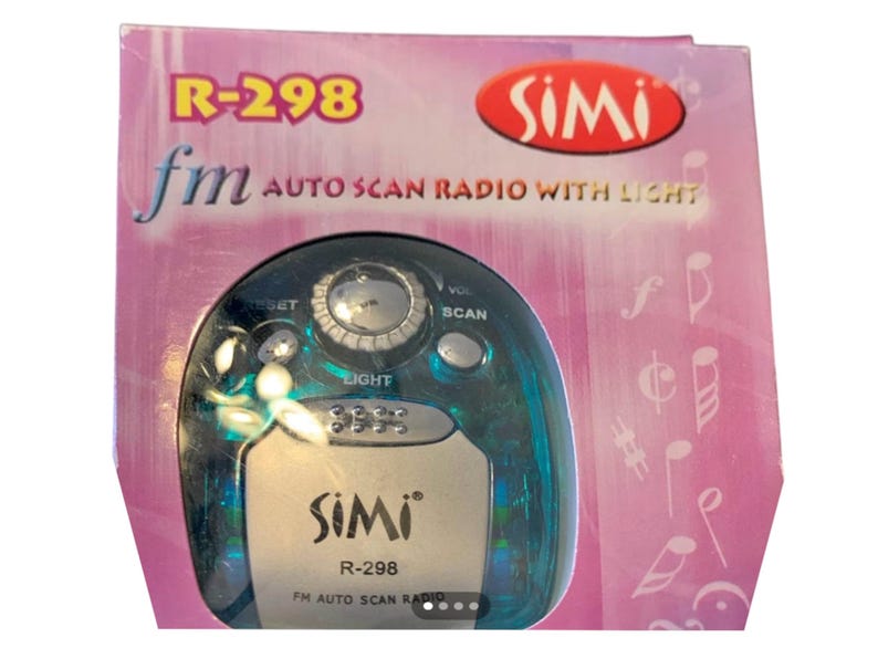 1990s Simi Fm Auto Scan Radio With Light! Sealed - Etsy