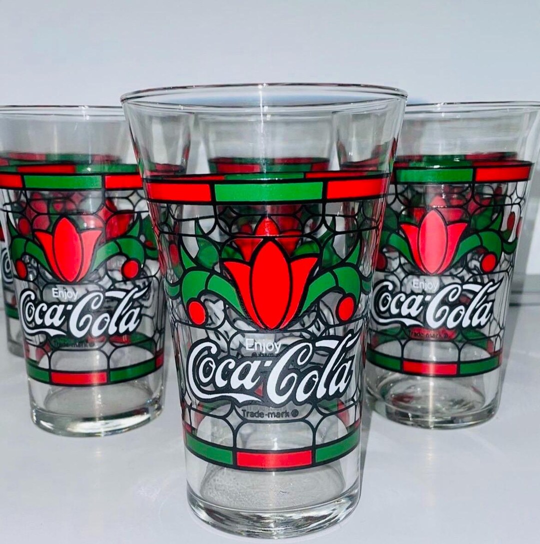 Vintage Coca Cola Drinking Glassware Cup - Etsy