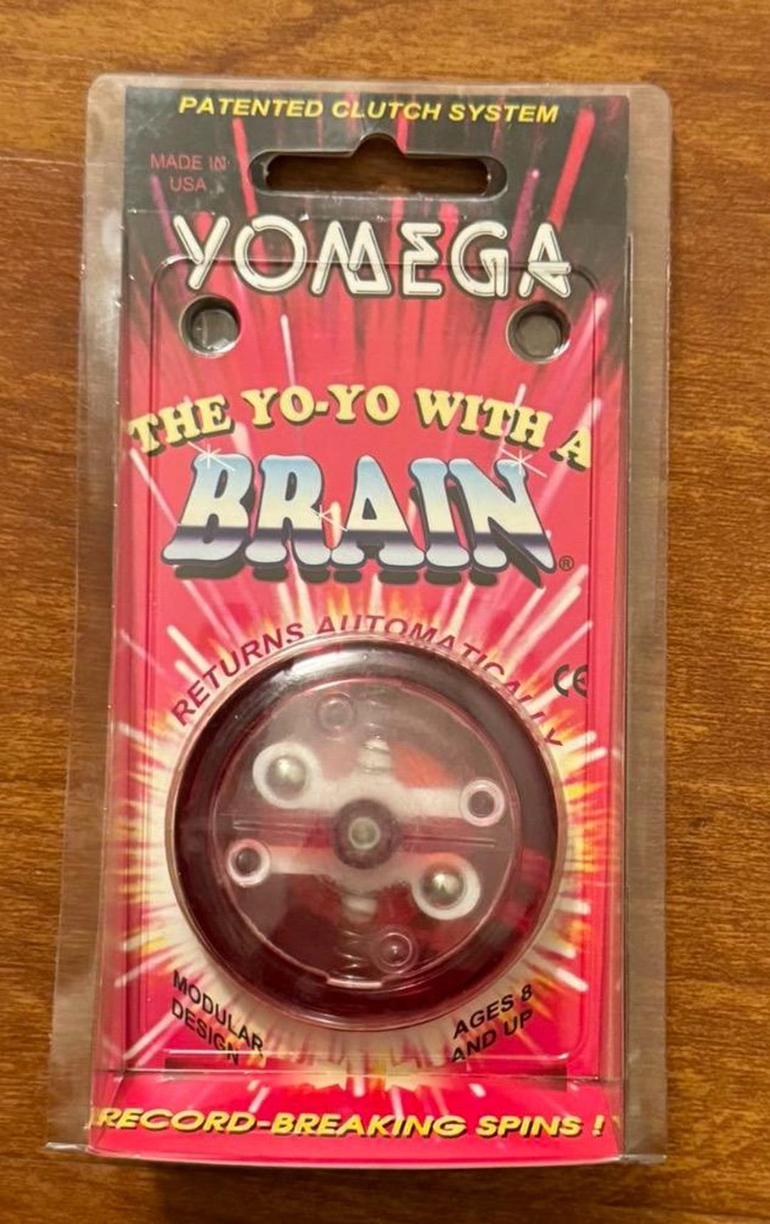 Yomega the Yo-yo With a Brain Vintage Yoyo RED RARE New in Box. Vintage ...