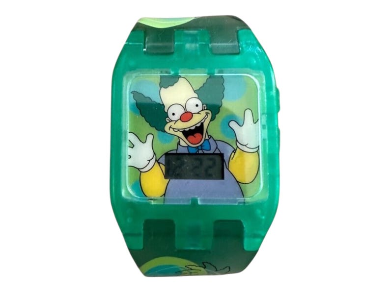 Vintage Burger King Talking Watches! Pick a Favoritethe SIMPSONS Family ...