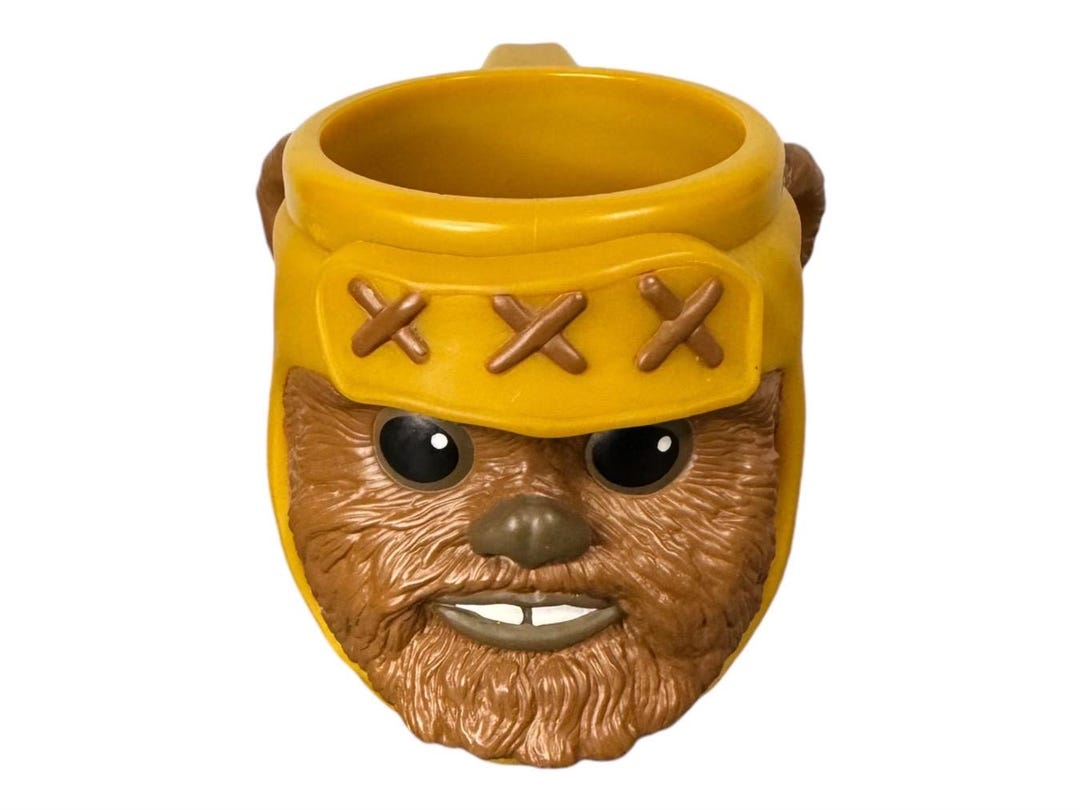 Vintage 1997 Star Wars Ewok Mug: 3D Plastic Cup, Return of the Jedi - Etsy