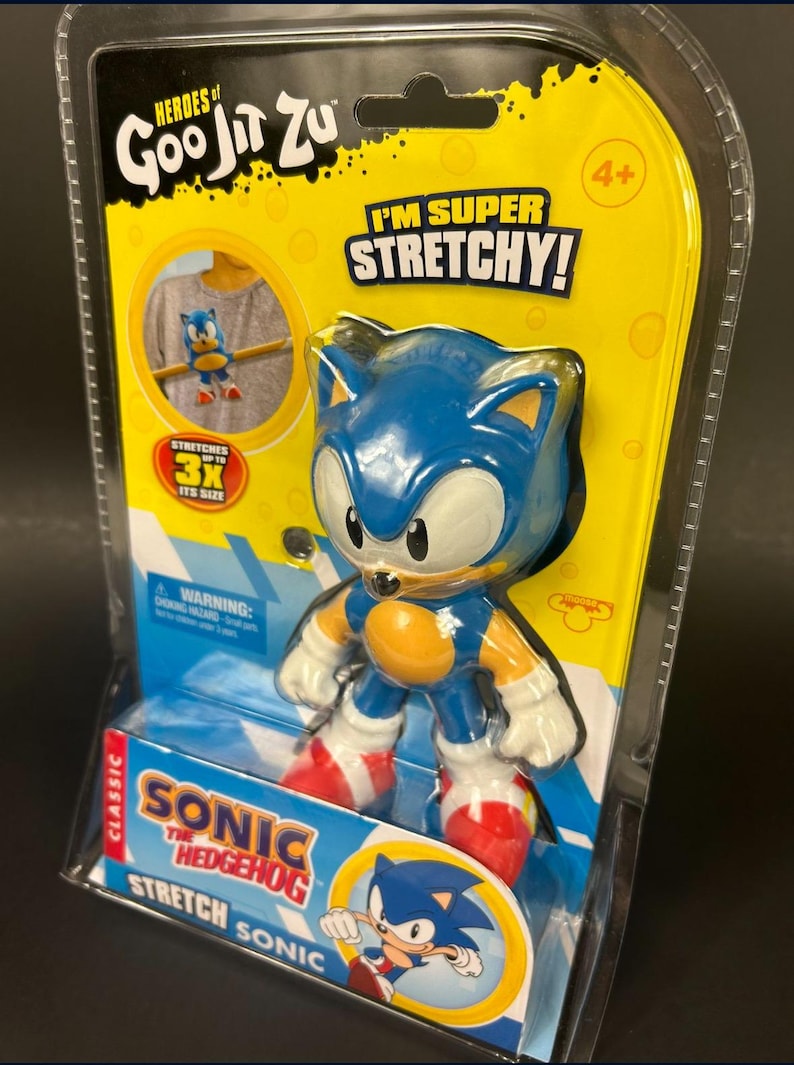 Heroes of Goo Jit Zu Classic SONIC the Hedgehog Stretch Sonic Sega ...