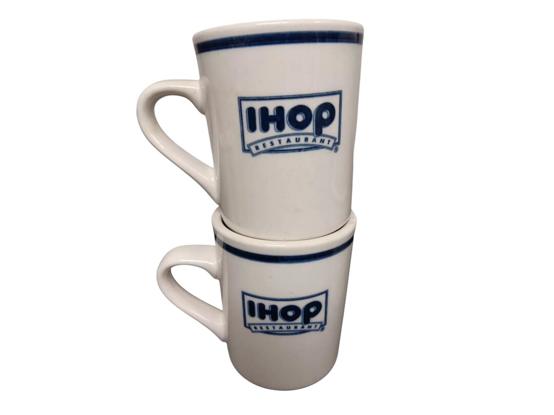 IHOP Diner Mugs Set of (2)mugs Vintage - Etsy